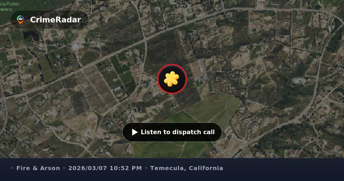Gas odor reported inside Temecula home, Temecula CA | CrimeRadar