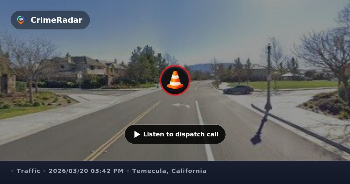 Auto and pedestrian collision on Wolf Creek Drive, Temecula CA | CrimeRadar