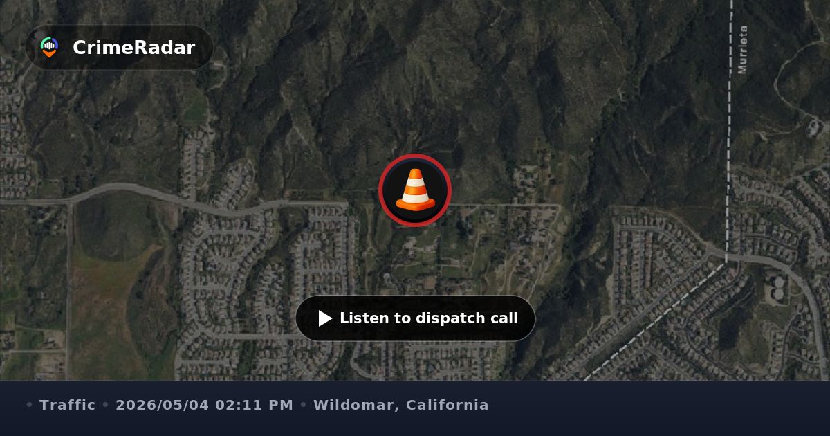 Traffic collision on Clinton Keith Road, Wildomar CA | CrimeRadar