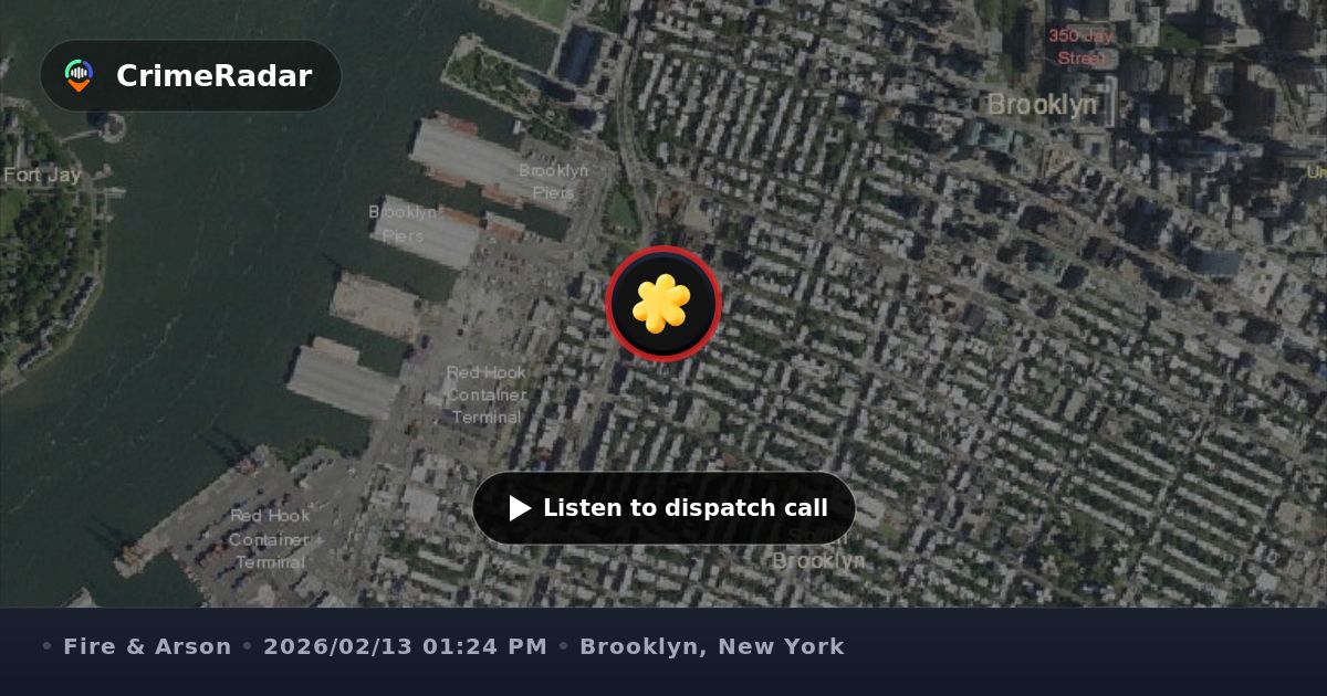 Automatic fire alarm at 177 Columbia Street, Brooklyn NY | CrimeRadar