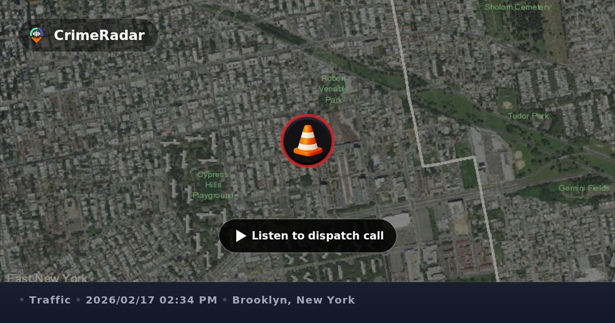 Motor vehicle accident on Loring Avenue, Brooklyn NY | CrimeRadar