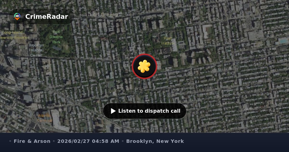 Automatic fire alarm on Fulton Street, Brooklyn NY | CrimeRadar