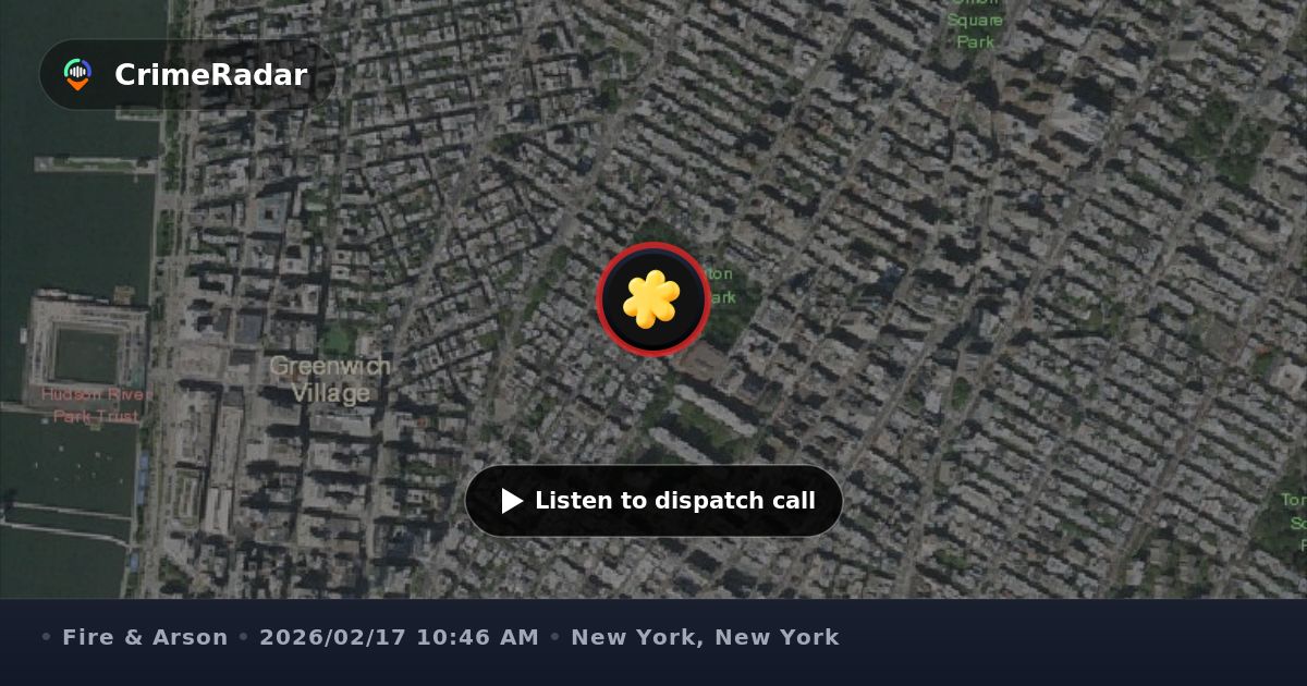 Fire alarm in private dwelling on Downing Street, New York NY | CrimeRadar