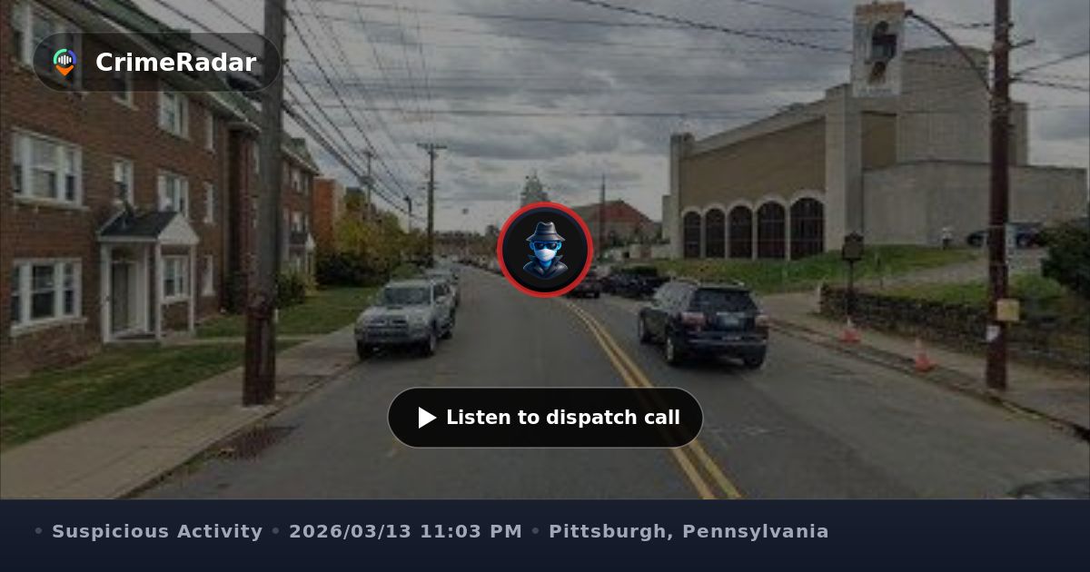 Officer checks parked U-Haul van on Brownsville Road, Pittsburgh PA ...