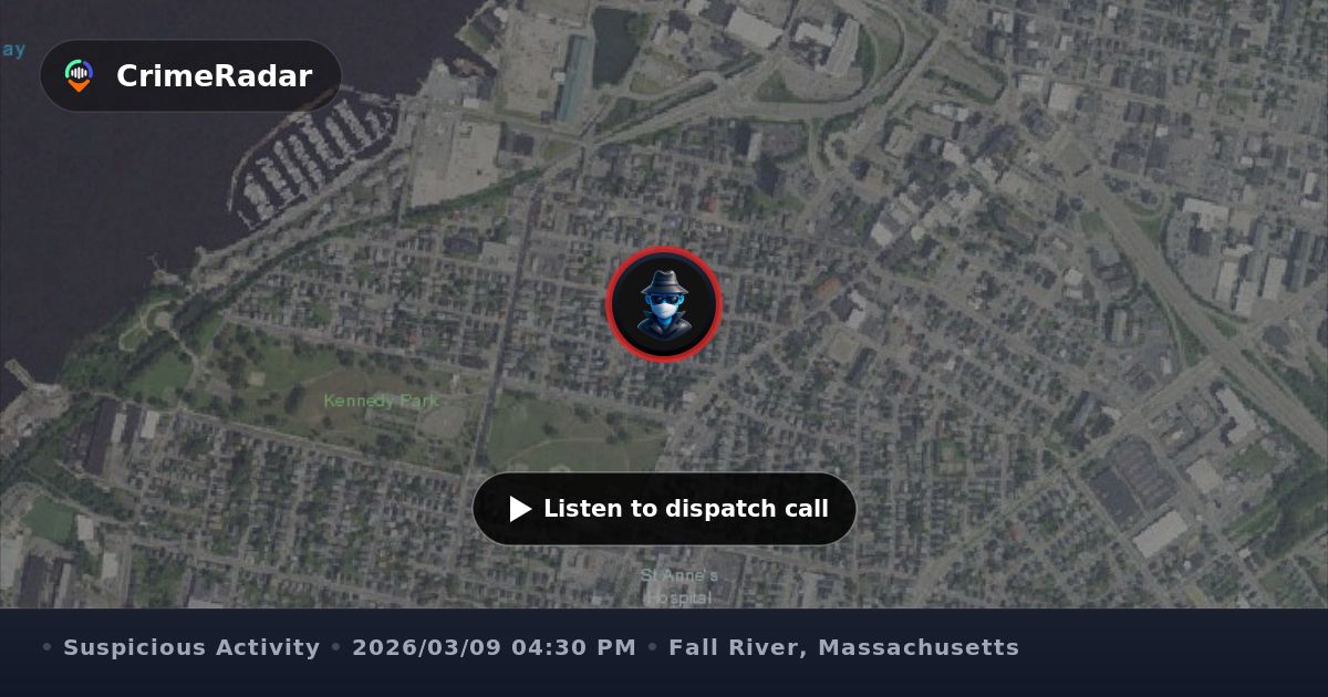 Officers check on caller at Hamlet Street home, Fall River MA | CrimeRadar