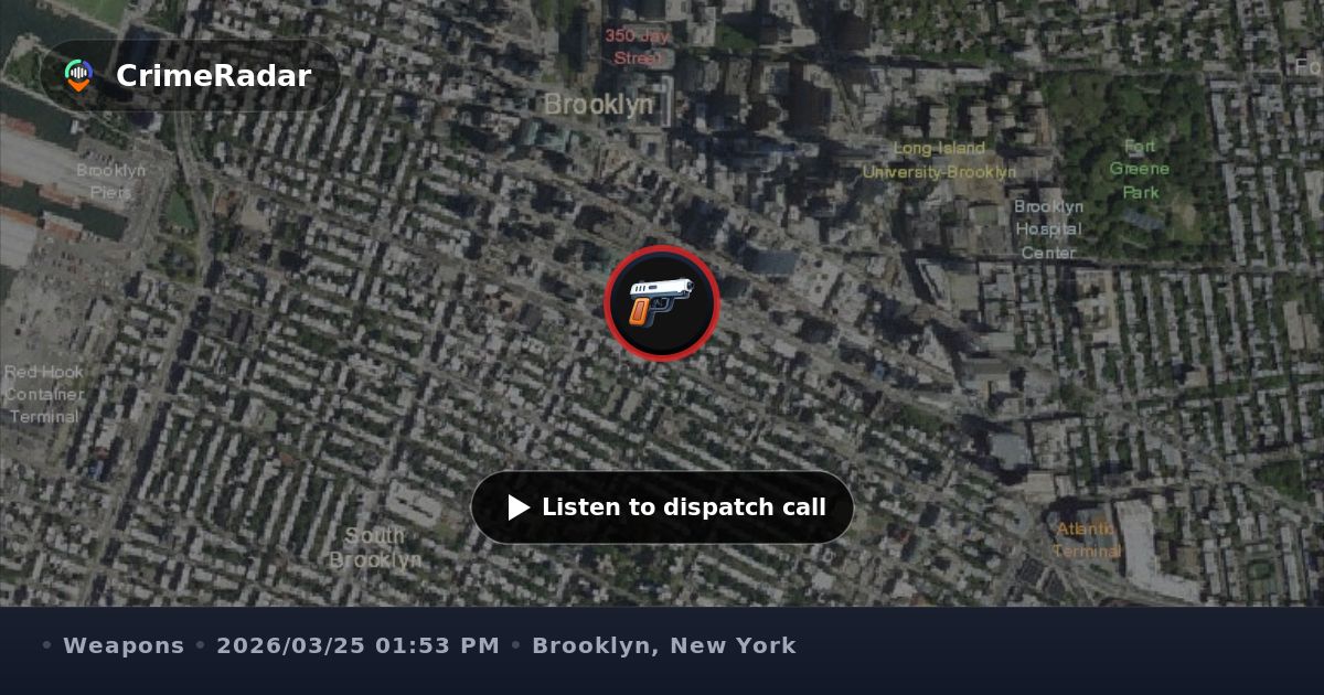 Unconfirmed report of shots fired near Butler Street, Brooklyn NY ...