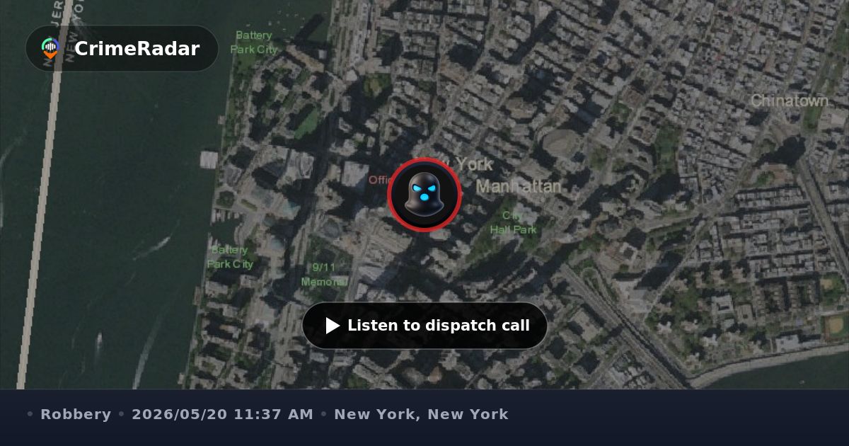 Robbery reported near Church and Liberty area, New York NY | CrimeRadar