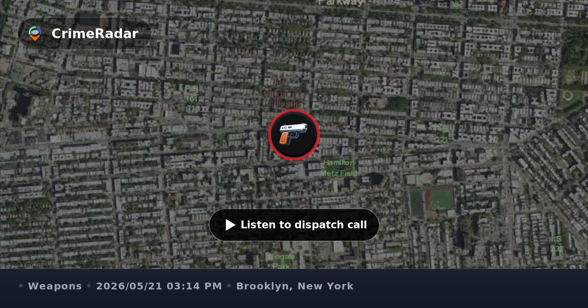 Confirmed shots fired reported near Schenectady Avenue, Brooklyn NY ...
