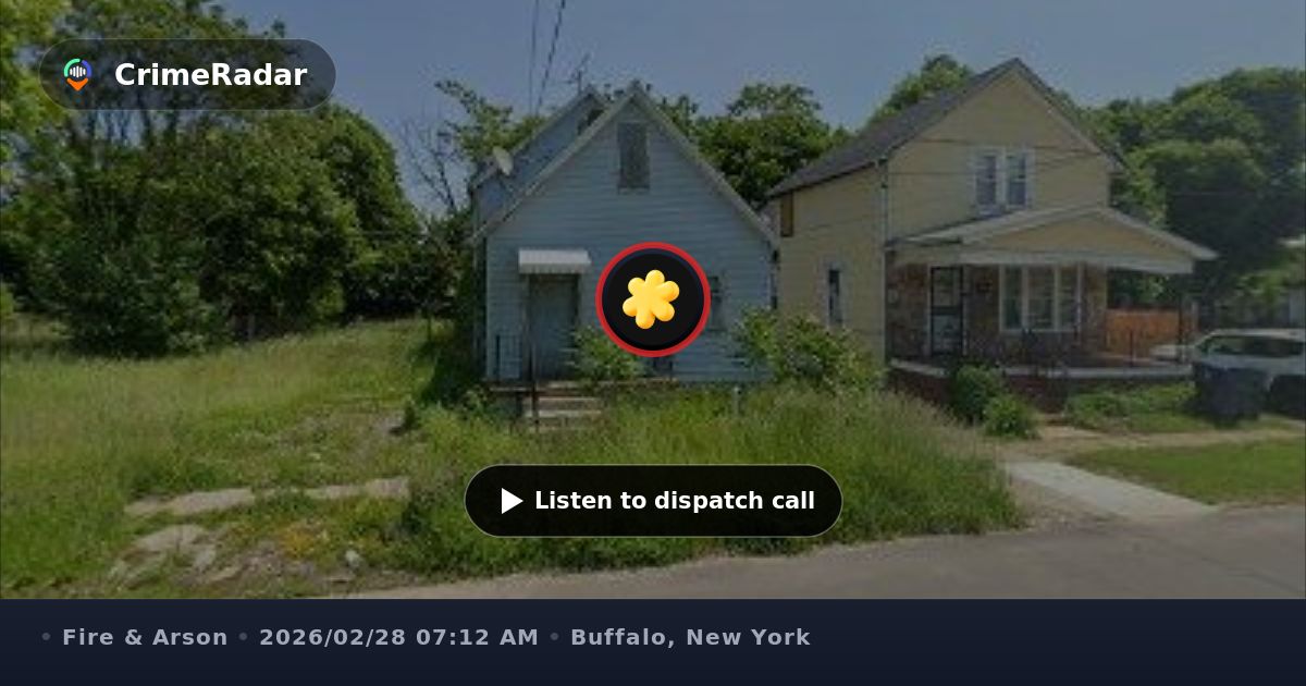 House fire damages two-story home on Herman Street, Buffalo NY | CrimeRadar