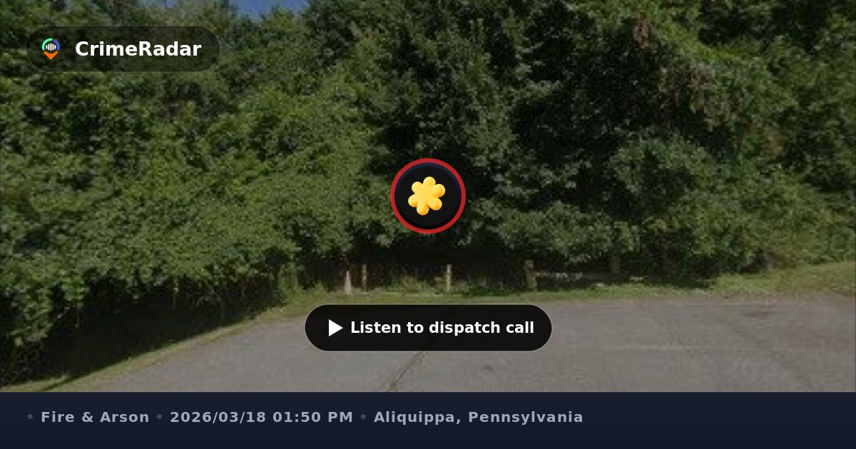 Reported house fire on Mount Vernon Drive, Aliquippa PA | CrimeRadar