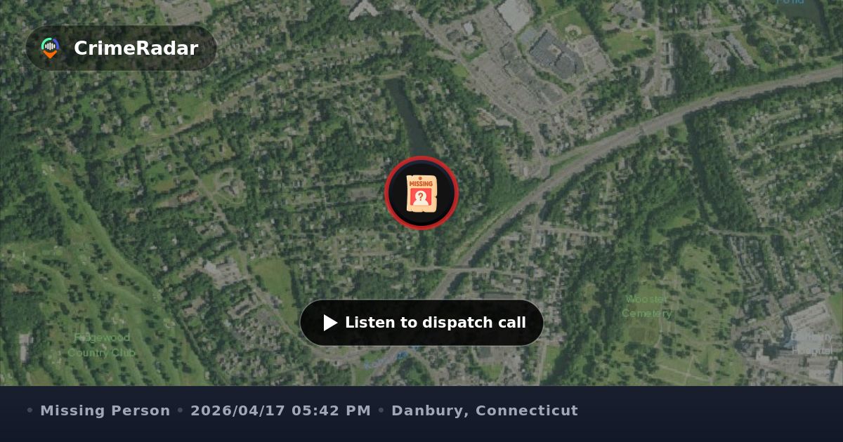 Juvenile reported missing near reservoir, Danbury CT | CrimeRadar