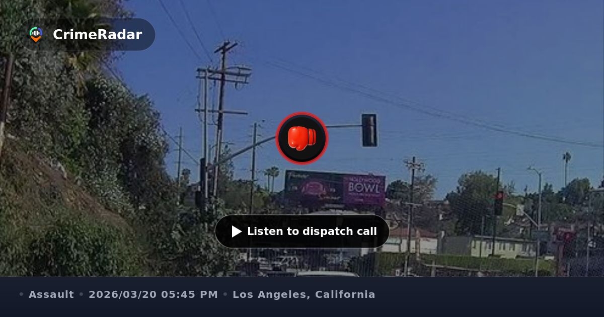 Assault with weapon near Glendale and Fletcher, Los Angeles CA | CrimeRadar