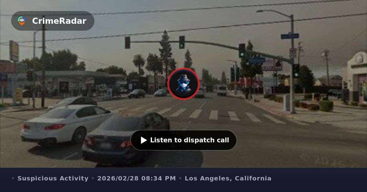 Police search for white van after suspicious activity, Los Angeles CA ...