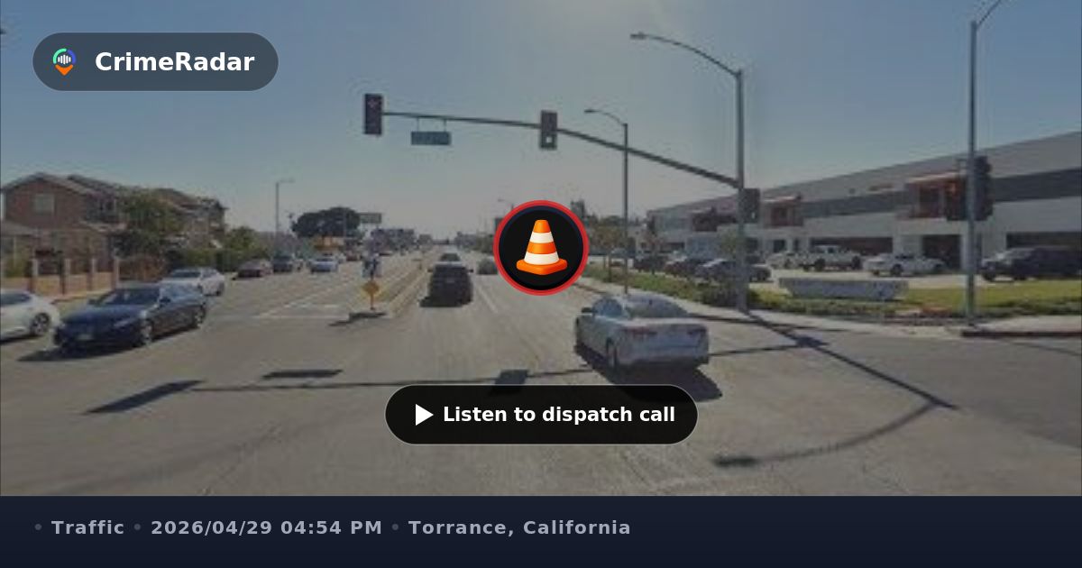 Two-car collision near Western Avenue in Torrance, Torrance CA | CrimeRadar
