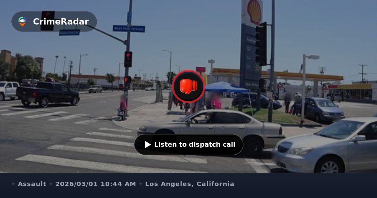 Man with hammer reported on bus at Western and Manchester, Los Angeles ...