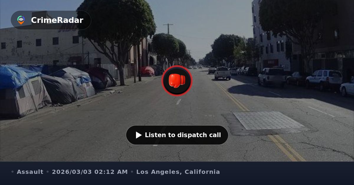 Screaming heard after 911 hang-up at San Pedro Street, Los Angeles CA ...