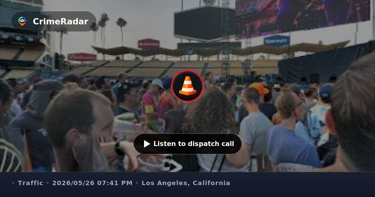 Hit and run suspect detained at Dodger Stadium, Los Angeles CA | CrimeRadar