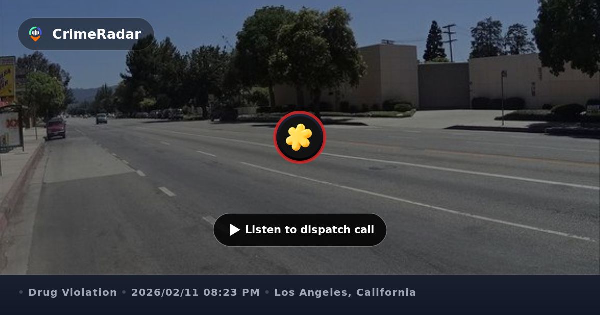 Overdose reported at White Oak and Vanowen, Los Angeles CA | CrimeRadar