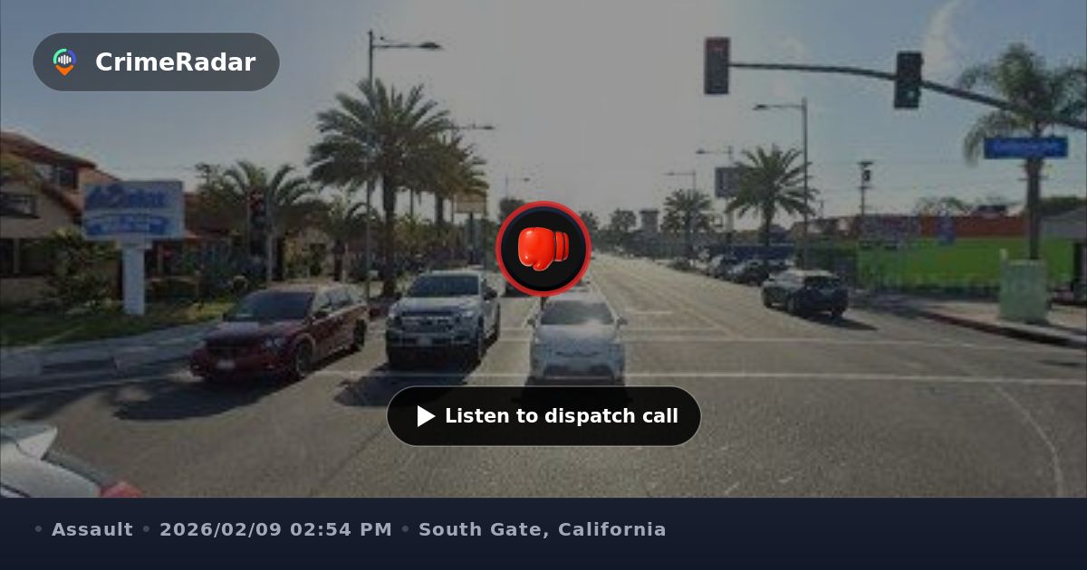 Stabbing reported near Firestone Boulevard, South Gate CA | CrimeRadar