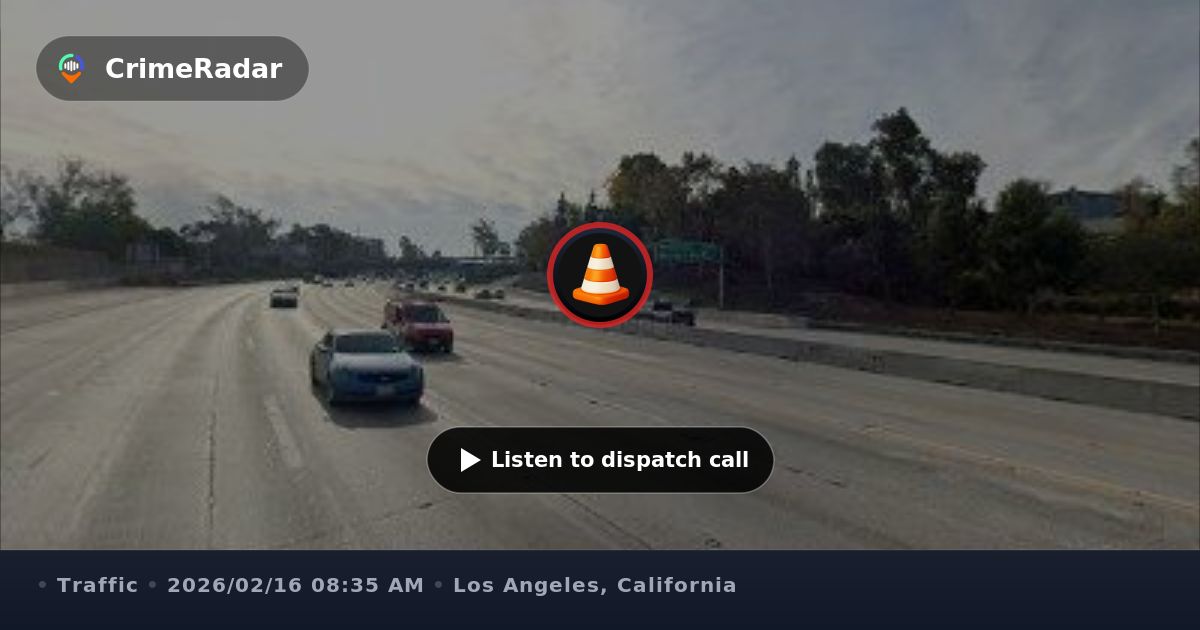 Traffic collision on southbound 405 freeway, Los Angeles County CA ...