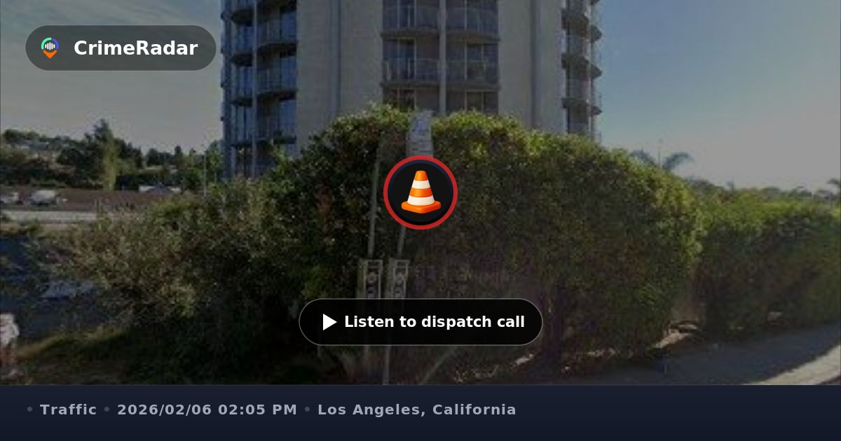 Traffic collision near freeway off-ramp, Los Angeles CA | CrimeRadar