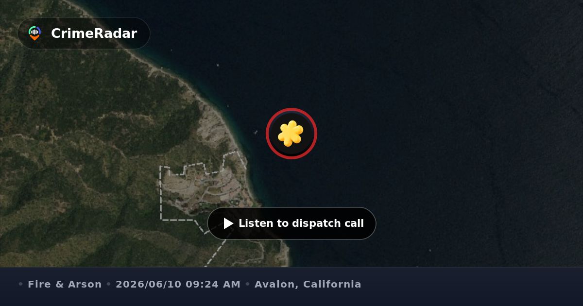 Fire crews investigate report at Hamilton Cove, Avalon CA | CrimeRadar