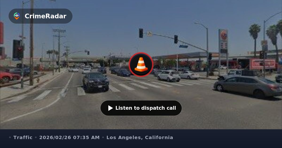Felony traffic stop involving blue compact car, Los Angeles CA | CrimeRadar