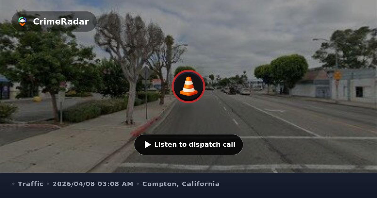 Police pursuit at Long Beach and Elizabeth, Compton CA | CrimeRadar