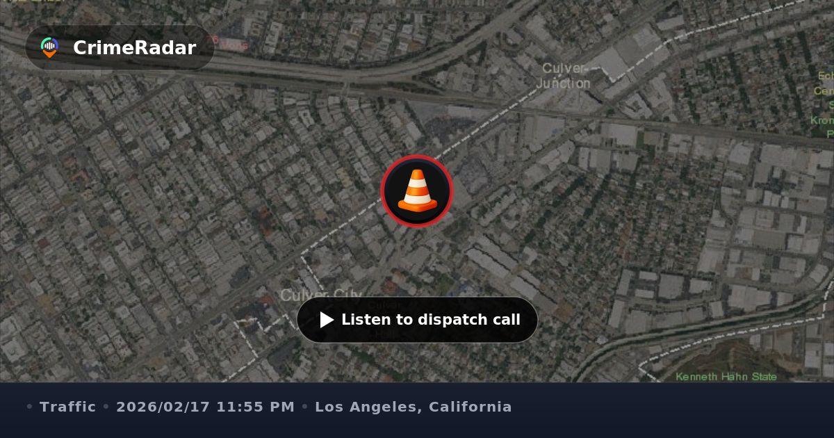 Traffic collision at Cardiff and Venice, Los Angeles CA | CrimeRadar