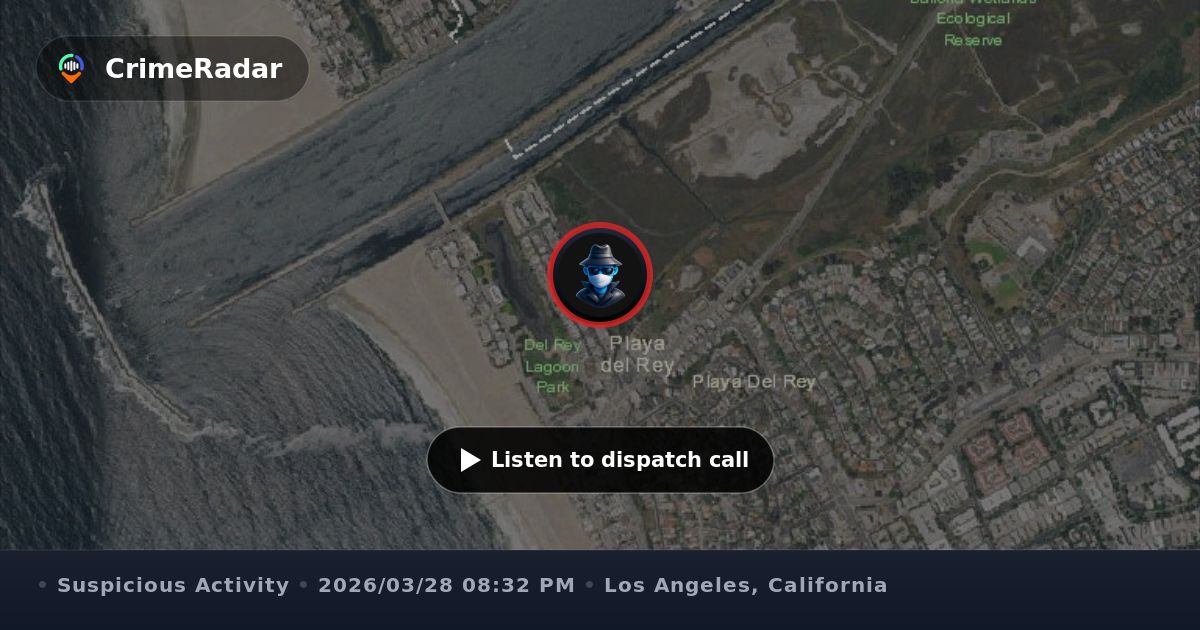 Officer meets young woman near Playa Provisions Cafe, Los Angeles CA ...