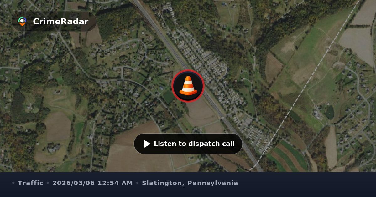 Injury crash on Route 873 in Washington Township, Slatington PA ...