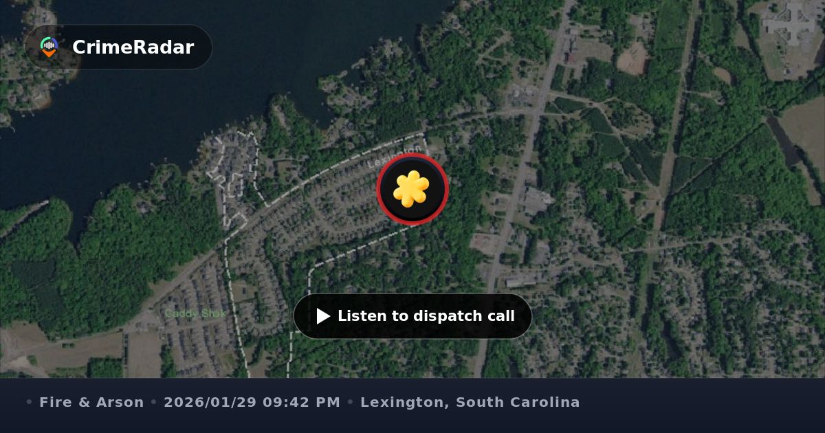 Fire crews respond to possible house fire near N Lake Dr, Lexington SC ...