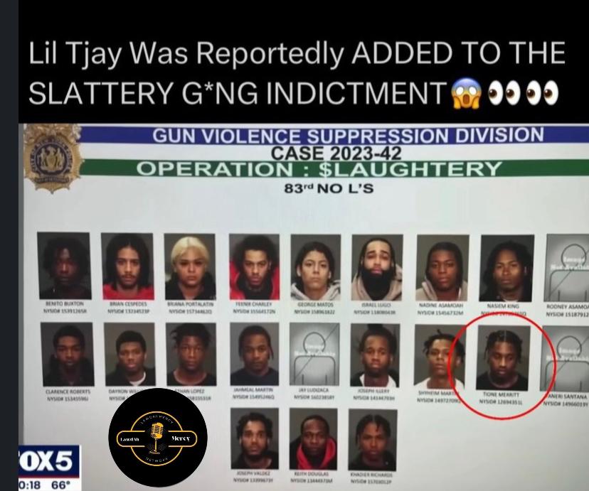 Lil Tjay Was Reportedly ADDED TO THE SLATTERY GANG INDICTMENT GUN ...