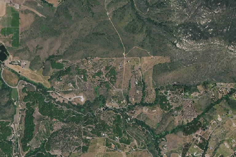 Crews respond to illegal fire near Couser Canyon Road, San Diego County ...