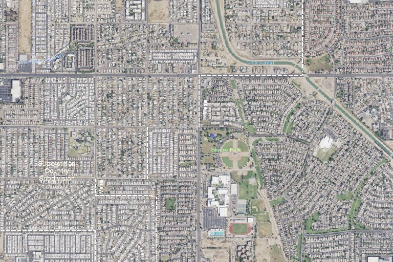 Emergency response at empty lot near 97th Way Mesa, Mesa AZ | CrimeRadar