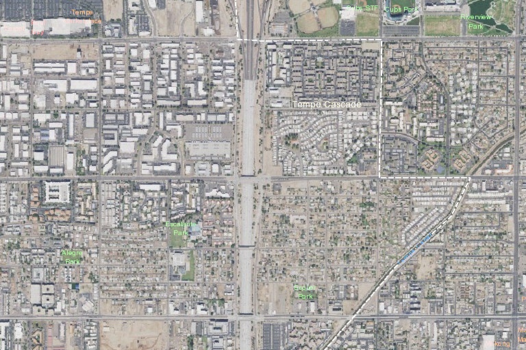 Light rail train stalled at Apache and Price after collision, Tempe AZ ...