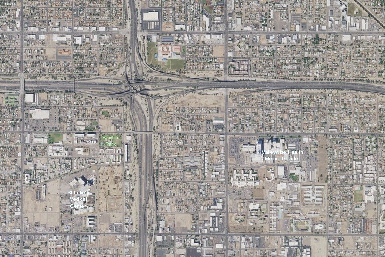 Burglary alarm at warehouse near Van Buren St, Phoenix AZ | CrimeRadar