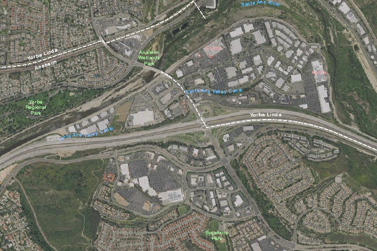 Collision blocks lane near Weir Canyon Rd, Anaheim CA | CrimeRadar