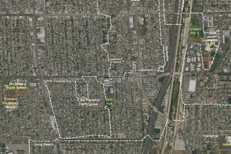 Police respond to report of male with female in Compton, Compton CA ...