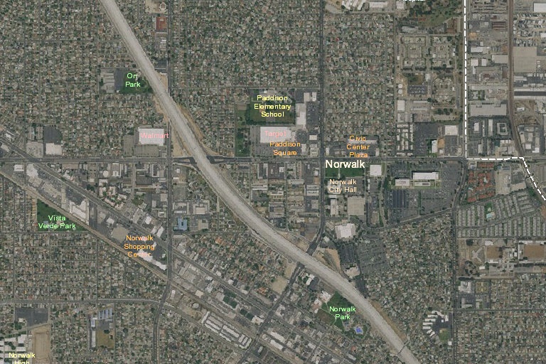 Traffic collision on freeway near sunflower, Norwalk CA | CrimeRadar