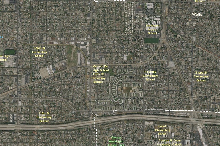 police respond urgently to incident near east 118th street, Los Angeles ...