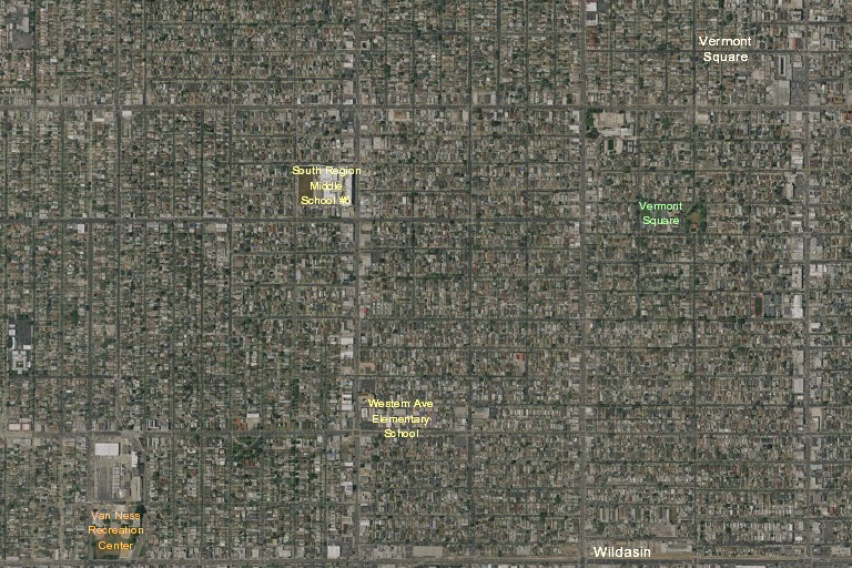 Suspects fire multiple rounds at victim near West 58th St, Los Angeles ...