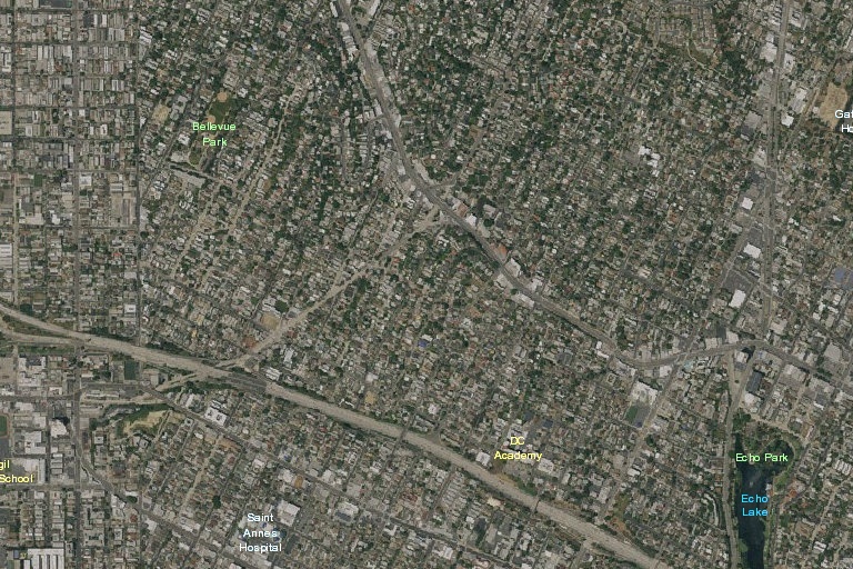 Structure fire reported near North Coronado street, Los Angeles CA ...