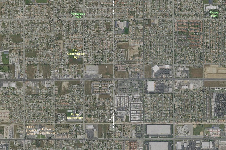 Possible wildland fire near State Route 66, San Bernardino County CA ...