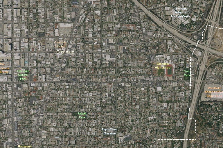 Possible suicide incident at Orange Grove downtown, Glendale CA ...