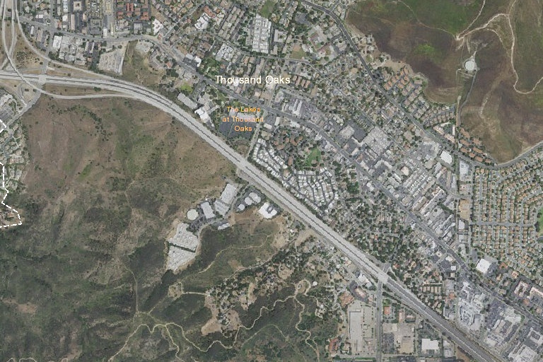 Possible brush fire reported near Willow at Sherwood Oaks, Thousand ...