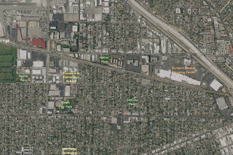 Transient female causes disturbance near Victory and Fairview, Burbank ...