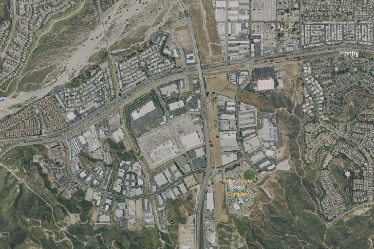 White truck steals materials behind Walmart, Santa Clarita CA | CrimeRadar