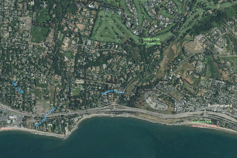 Alarm and airbag activation near Fernald Point Ln, Santa Barbara CA ...