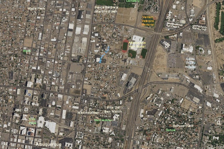 Small outside fire near Roma Ave NE, Albuquerque NM | CrimeRadar
